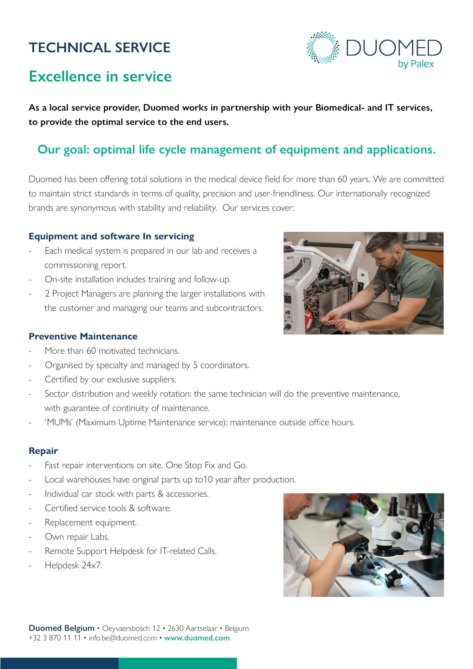 TS - Technical Service | Duomed